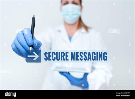 Inspiration Showing Sign Secure Messaging Business Concept Protect Critical Data When Sent
