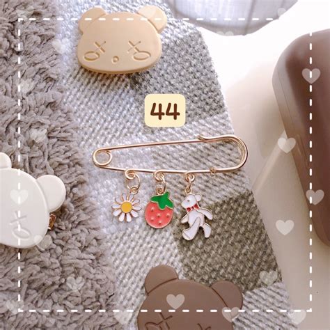 พร้อมส่ง ร้านไทย ตรงปก เข็มกลัดคนท้อง แฟชั่น สไตล์เกาหลี การ์ตูน เข็มกลัดกางเกง ตะขอกางเกงหลวม