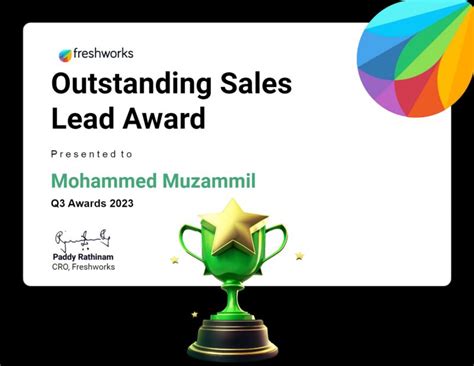Mohammed Muzammil On Linkedin Sales Awards Saas Grateful Freshworks