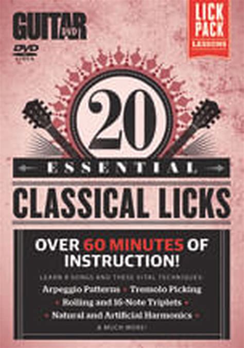 20 Essential Classical Licks Jw Pepper