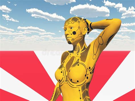 Humanoid Robot Stock Illustration Illustration Of Erotic