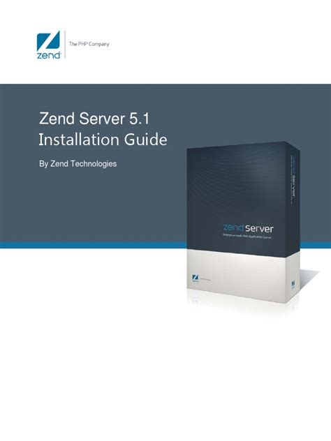 zend server installation guide pdf php installation computer programs