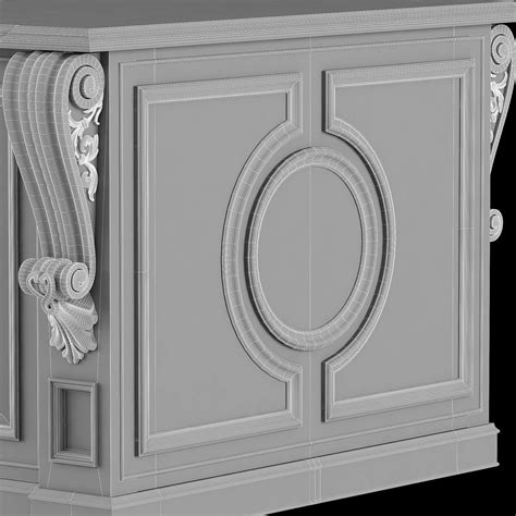 Classical Kitchen 2 3d Model Cgtrader