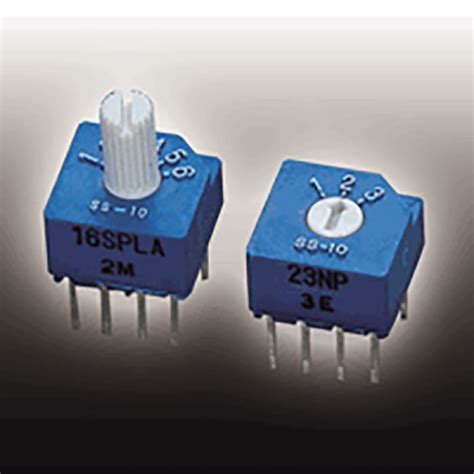 S 2150 Nidec Components Nidec Components Rotary Coded Dip Switch