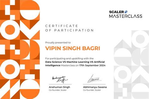Vipin Bagri On Linkedin Certificate Data Science Vs Machine Learning Vs Artificial Intelligence