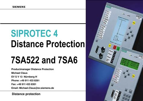 Ppt Siprotec 4 Distance Protection 7sa522 And 7sa6 Powerpoint Presentation Id3475633
