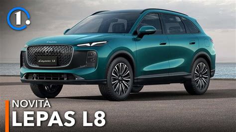 Lepas L8 2025 Design Esterni Interni Motore Autonomia