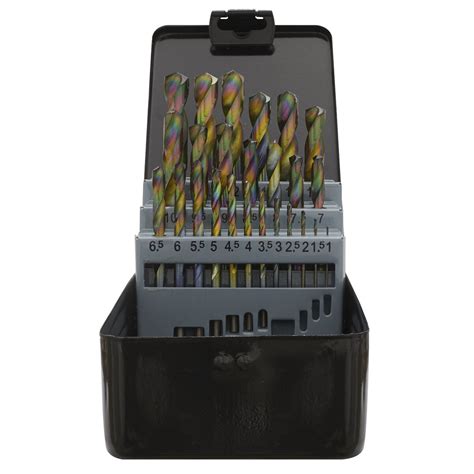 Hss Drill Bit Set 25pc Edge Ground Metric Din 338 Building Materials Online
