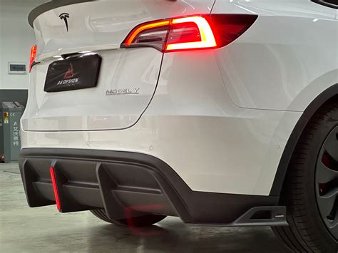 Armorextend Ae Design Carbon Fiber Rear Diffuser For Tesla Model Y Armorextend Ae Design