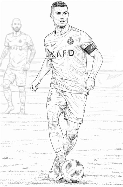 Cristiano Ronaldo 20 Páginas Para Colorear Imprimibles Gratis
