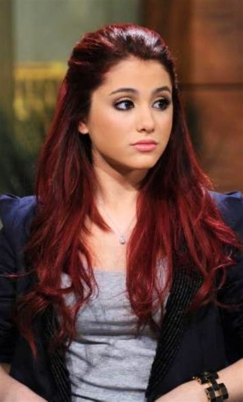 Ariana Grande Bright Red Hair