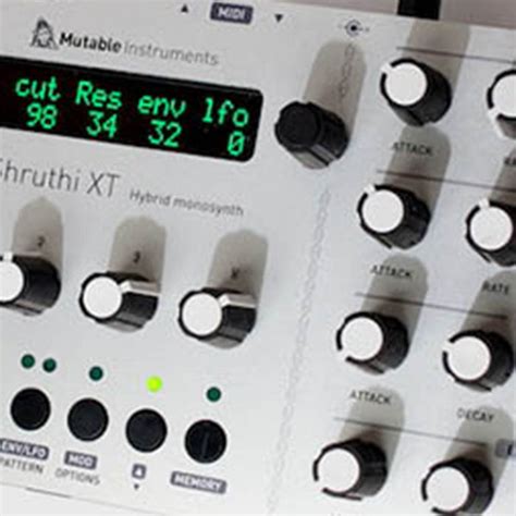 Mutable Instruments Shruthi Xt Vol 1 Vintage Synth Samples