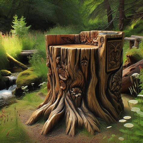 Tree Stump Ideas Transforming Your Yard Artfully