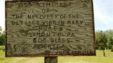 Old Saint Marys Nativity Of The Bvm Cemetery In Larksville