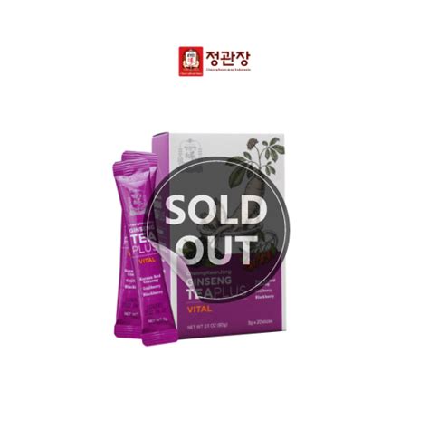 Korean Red Ginseng Tea Plus 3gr X 20sticks Jungkwanjang Indonesia