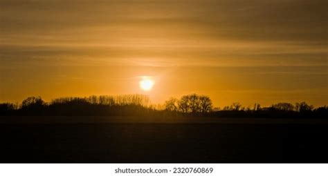 Naked Tree Sunset Panorama Can Be Stock Photo Shutterstock