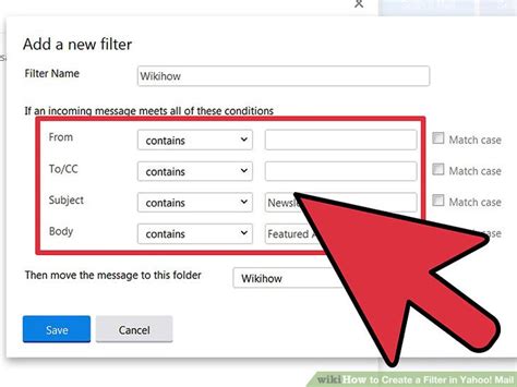 How To Create A Filter In Yahoo Mail Steps With Pictures