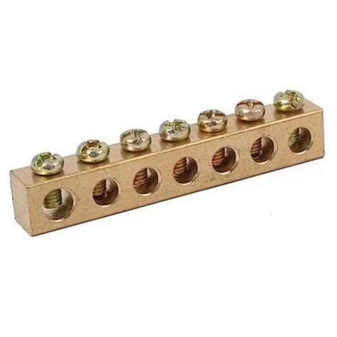 Rectangular Brass Distribution Block 3 Meter At ₹ 25piece In Jamnagar