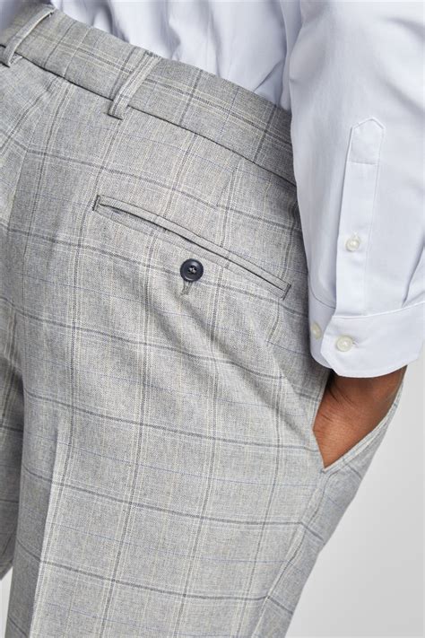 Antique Rogue Slim Fit Putty Tonal Check Jacket