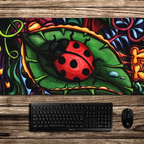ladybug computer mouse etsy