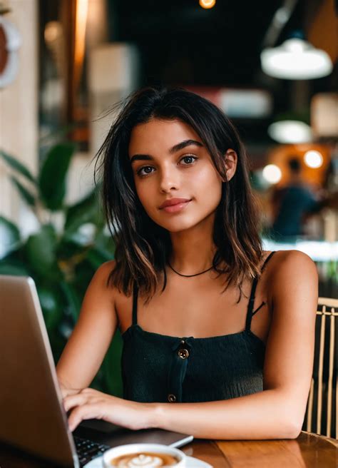 Lexica Photo Of Elegant Girl Brazilian Brunette In Urban Outfit In