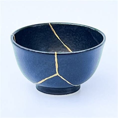 Kintsugi Midnight Blue Etsy