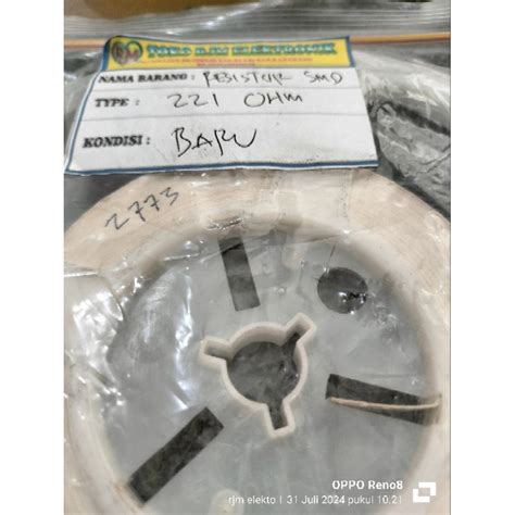 Jual 10pcs Resistor Smd Ukuran 221 Ohm Shopee Indonesia