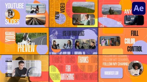 Youtube Slides For After Effects Video Templates Envato Elements