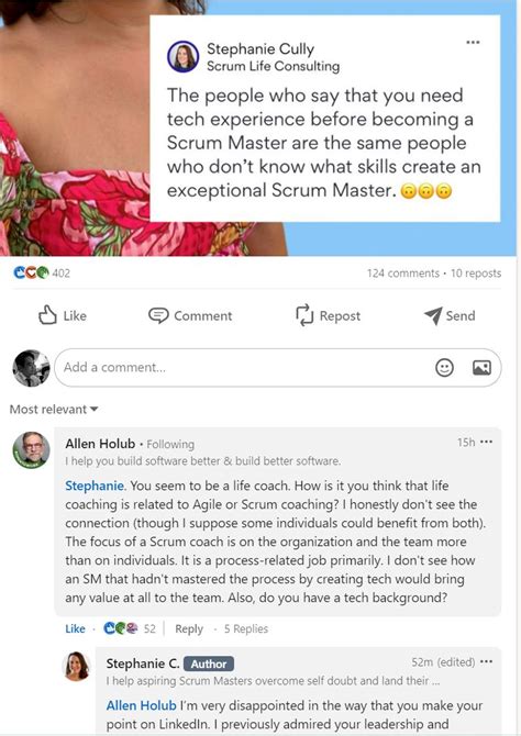 Jerome J Fajardo On Linkedin See Prof Allen Holub S Comment Below