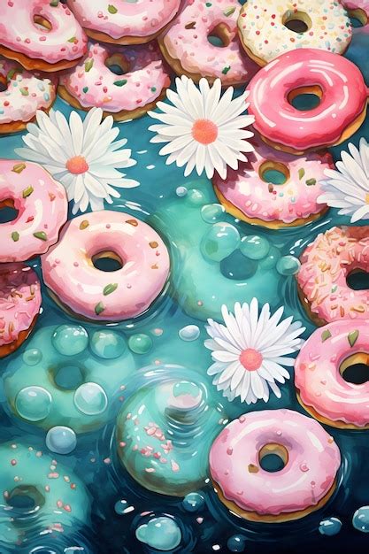 Premium Photo Sweets Seamless Pattern
