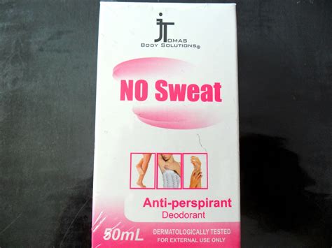 MegaAnnelim : Review : NO SWEAT Anti-perspirant deodorant