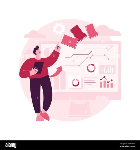 Business Intelligence Dashboard Abstract Concept Vector Illustration Business Analytics Tool