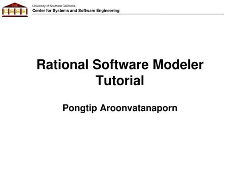 Ppt Rational Software Modeler Tutorial Powerpoint Presentation Free