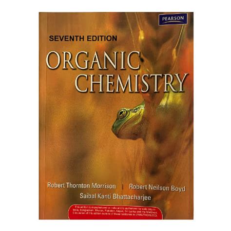 Organic Chemistry 7th Edition By Robert Thornton 2011 Paperback