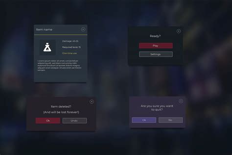 Flat Dark Themed Gui Ui Kit Over 600 Png