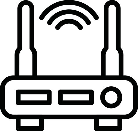 Vector Design Wifi Router Icon Style Vector Art At Vecteezy