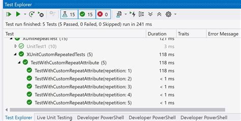 Repeating A Test Multiple Times In C