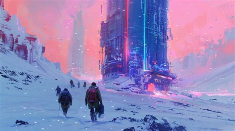The Cyberpunk Winter Rest Stations