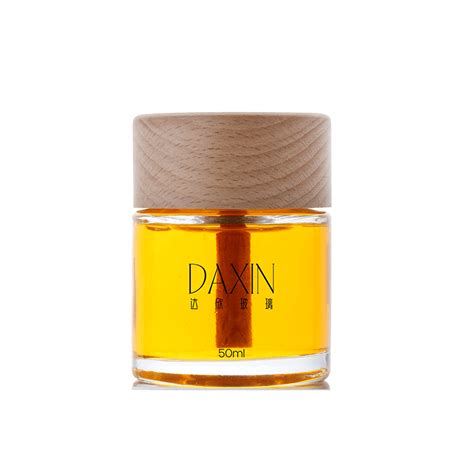 Luxury Empty Glass Packaged Reed Diffuser Bottle 50ml Perfume Bottles With Scented Liquid Daxin