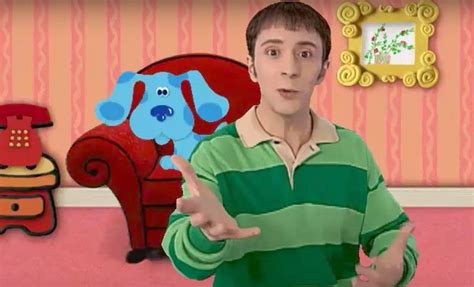 Steve Burns Watches Blue Clues Clips From His First And Final Episodes