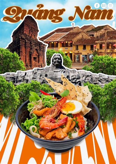 Mì Quảng Poster ẩm Thực Việt Nam Món ăn Món Ngon