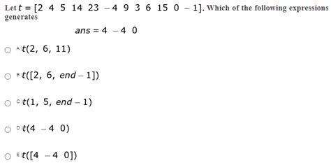 Solved Generates Ans 4−40at2611θt 26 End