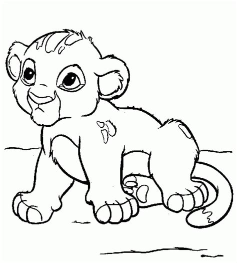 Dibujos De Simba Para Colorear E Imprimir Coloringonlycom