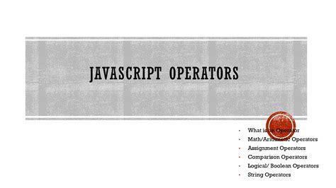 SOLUTION Lesson Javascript Operators Studypool