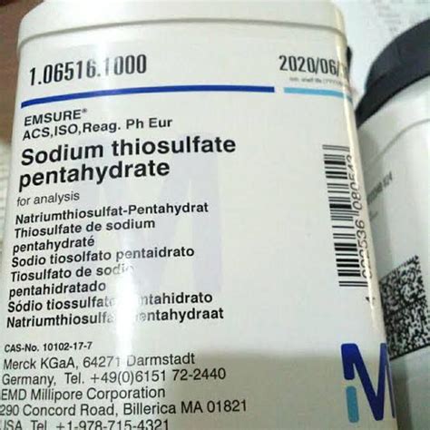 Sodium Thiosulfate 1065161000