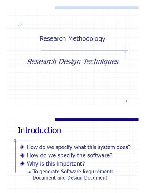 Research Design Techniques Pdf Computer Engineering Software