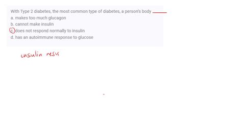 Solvedwhat Causes A Diabetic Coma A Severe Hyperglycemia B Too Much Insulin Which Causes