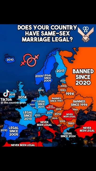 Does Your Country Have Same Sex Marriage Mapper History Map Europe Mapchart Mapp