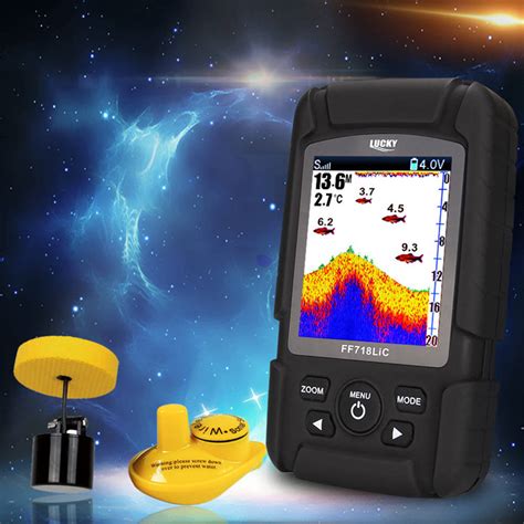 Lucky Ff718lic T Portable Underwater Wired Sonar Sensor Fish Finder