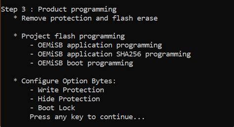 security how to start with oemisb on stm32u0 stm32mcu